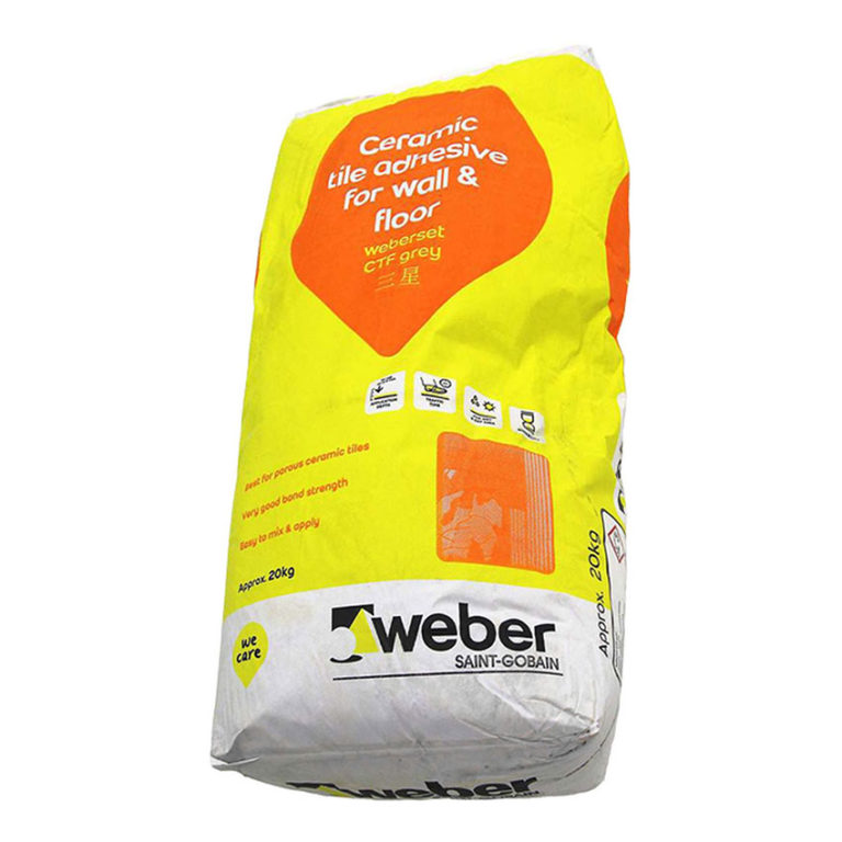 Weber Ctf Tile Glue Grey 20Kg Bag (D) – GMR MUHAMMAD & SONS FIJI PTELTD